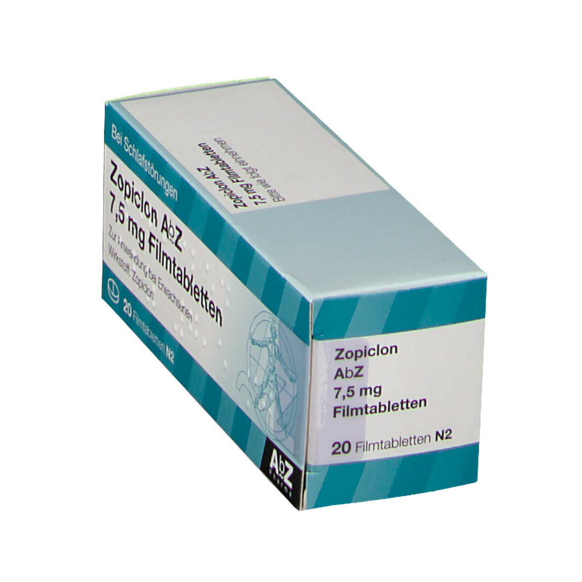 Zopiclon Abz 7,5 mg 20 St - shop-apotheke.com