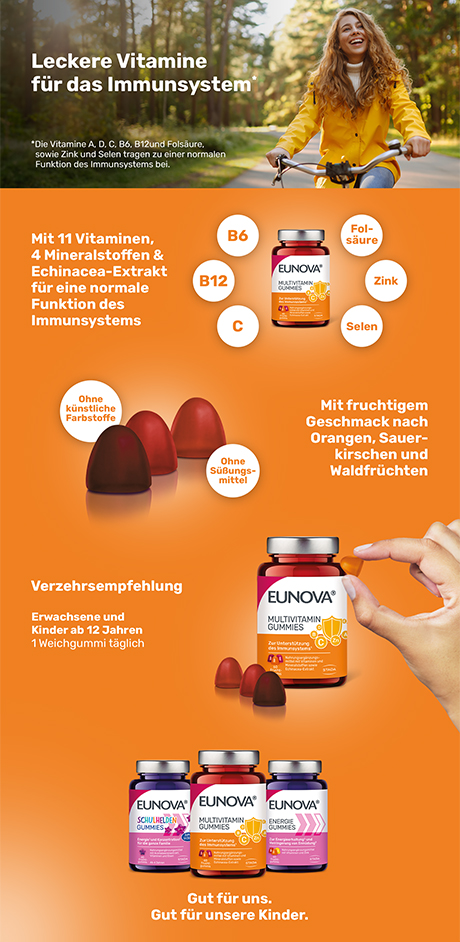 EUNOVA® Multivitamin Gummies unterstützen das Immunsystem 60 St - Shop ...