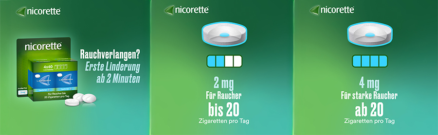 nicorette Lutschtablette freshmint 2 mg Nikotin zum Rauchen aufhören ...