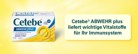 Cetebe® ABWEHR plus mit Vitamin C, Vitamin D3 und Zink 120 St - Shop ...