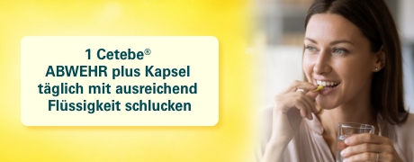 Cetebe® ABWEHR plus mit Vitamin C, Vitamin D3 und Zink 120 St - Shop ...