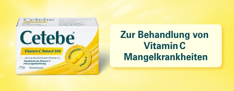 Cetebe® Vitamin C Retard 500 Arzneimittel, hochdosiertes Vitamin C mit ...