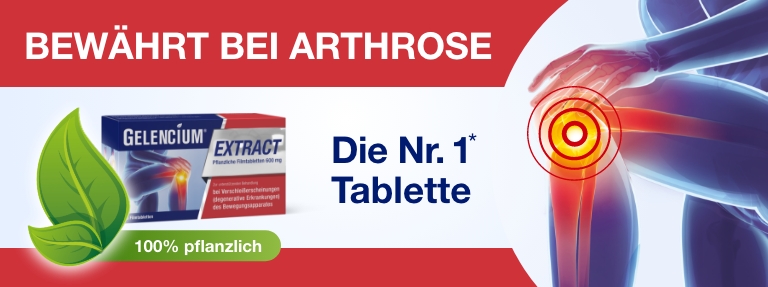 GELENCIUM® Extract bei Arthrose mit Teufelskralle 75 St - Shop Apotheke