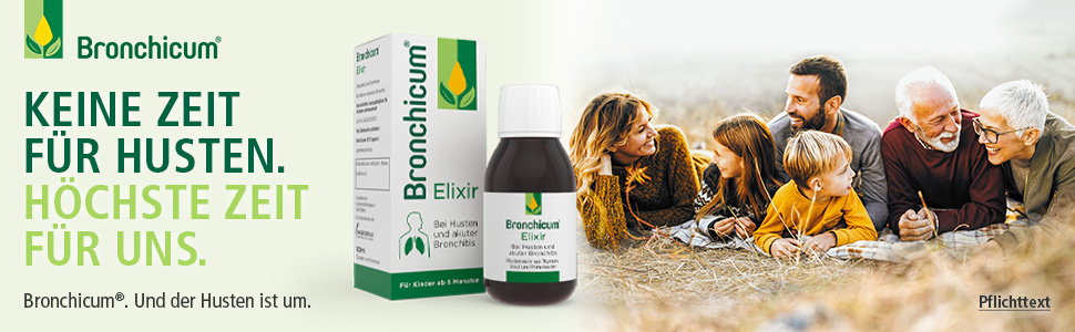 Bronchicum Elixir - Hustensaft bei akuter Bronchitis und Husten 100 ml ...