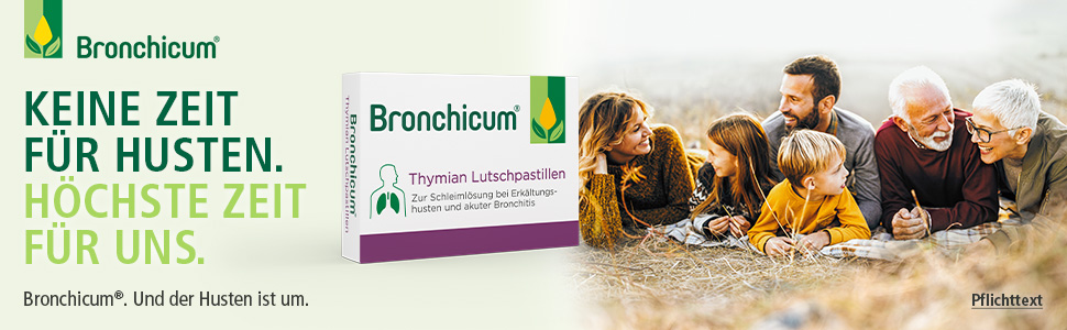 Bronchicum Thymian Lutschpastillen - Schleimlösung bei Erkältungshusten ...