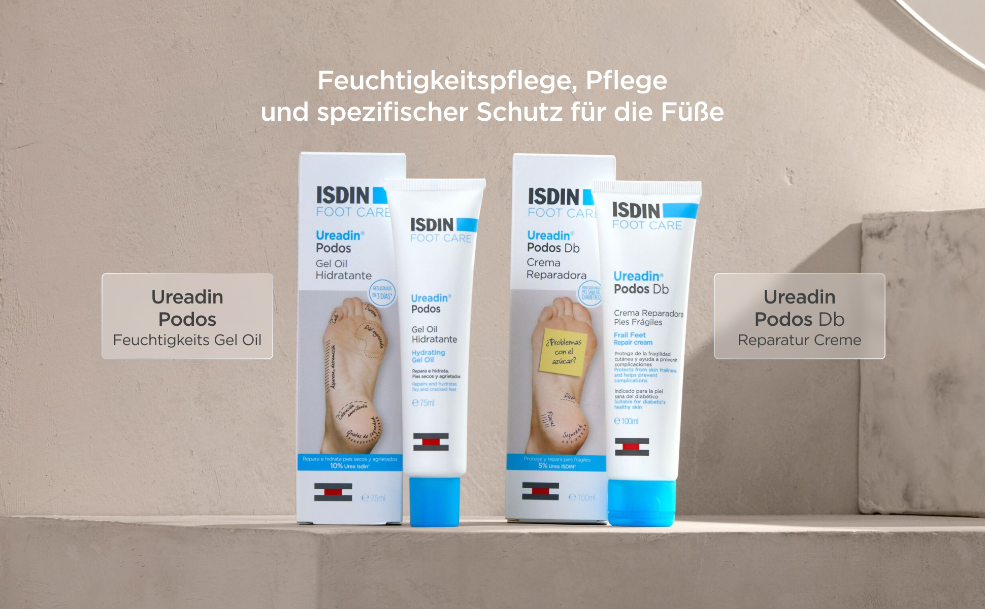 ISDIN UREADIN® Podos Repair Fußcreme diabetische Füße 100 ml - Shop ...